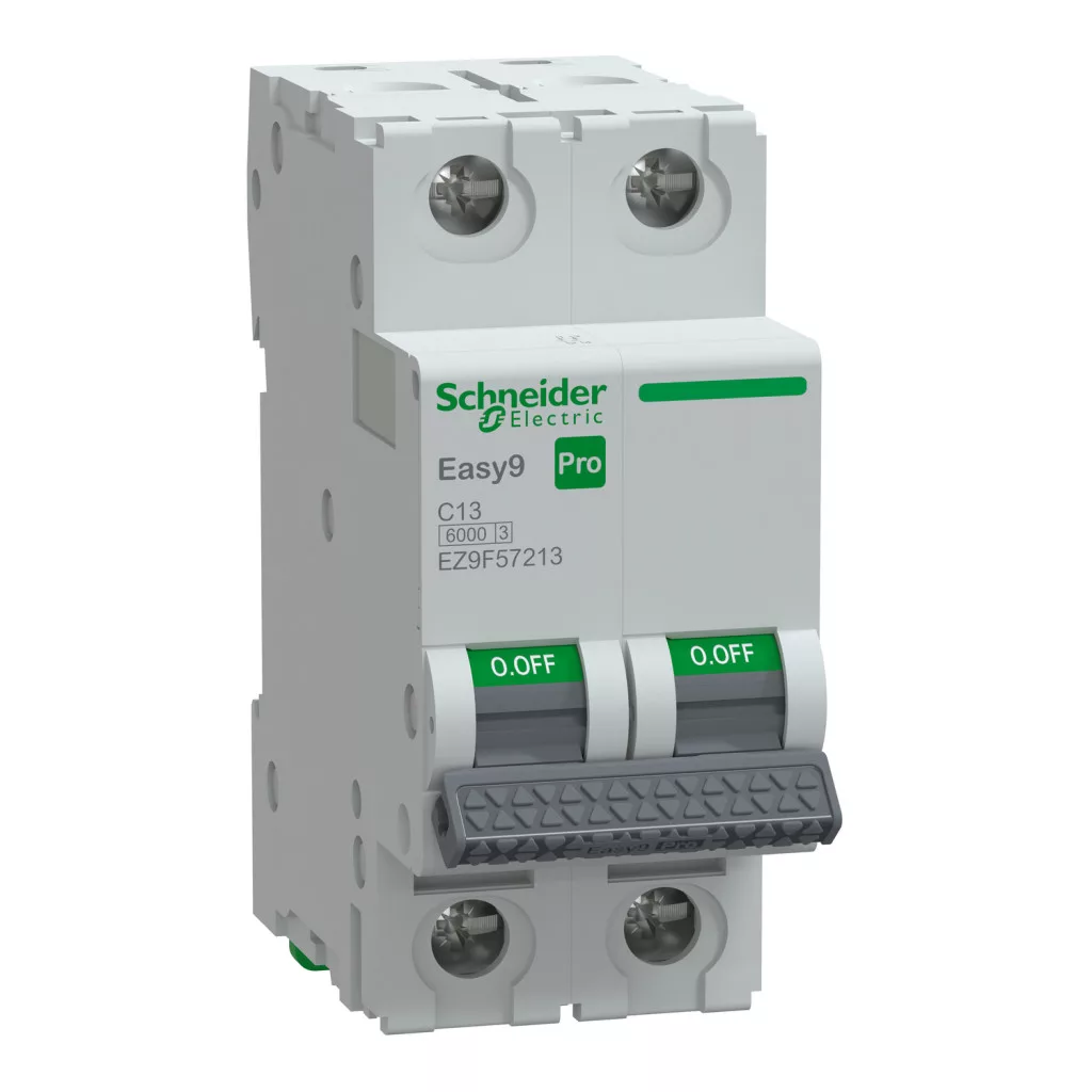 Schneider EASY9 PRO Kismegszakító, 2P, C, 13A - Szaniter, csaptelep és ...